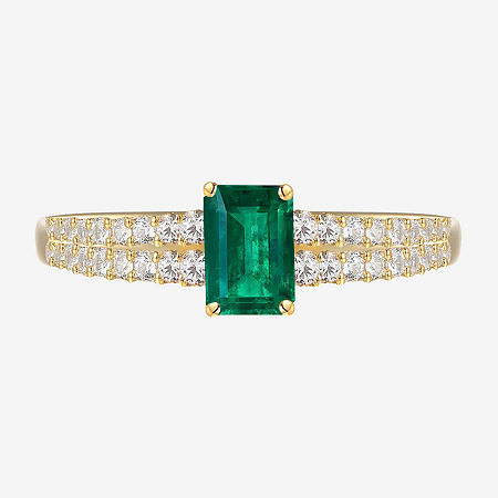 Click here for (I-J/I2-I3) Womens 1/5 CT. Genuine Green Emerald 1... prices
