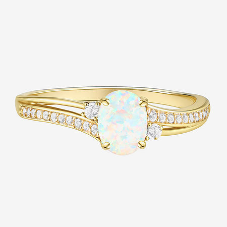 Click here for (J-K/I2-I3) Womens Gemstone and 1/10 CT. T.W. Natu... prices