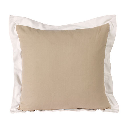 Click here for Lr Home Neela Bordered Square Throw Pillow  One Si... prices