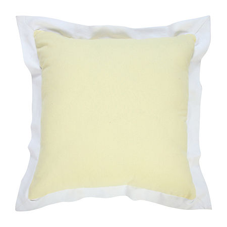 Click here for Lr Home Neela Bordered Square Throw Pillow  One Si... prices