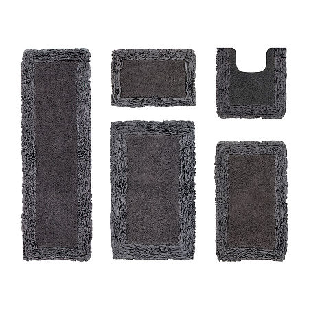 Click here for Better Trends Shaggy Border Mat Bath Rug  One Size... prices