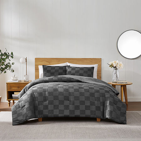 Click here for Truly Soft Textured Checkered 3-Pc. Comforter Set... prices
