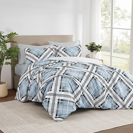 Truly Soft Lars Plaid 3-Pc. Comforter Set  Full/Queen - Blue