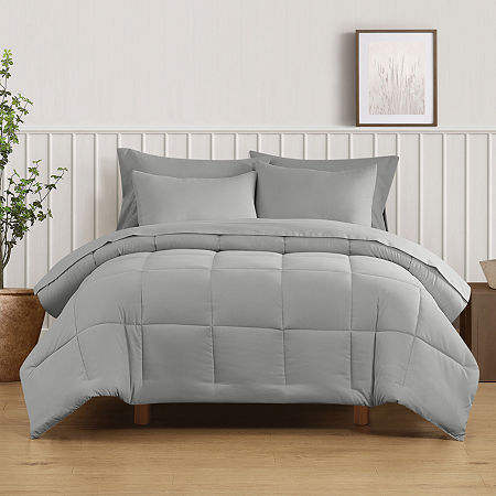 Click here for Truly Soft Recycled Green Comforter Set  One Size... prices