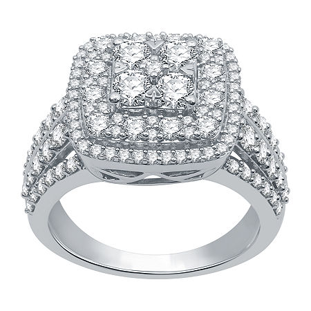 Click here for Womens 2 CT. T.W. Natural White Diamond 10K White... prices