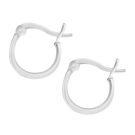Click here for Silver Treasures Sterling Silver Hoop Earrings  On... prices