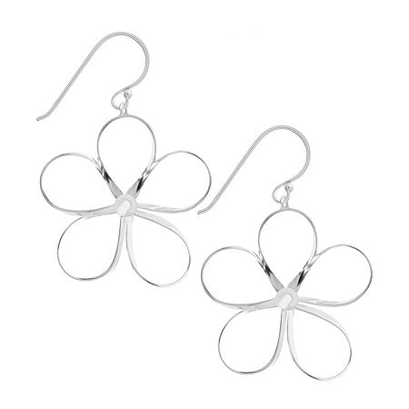 Click here for Silver Treasures Womens Sterling Silver Flower Hyp... prices