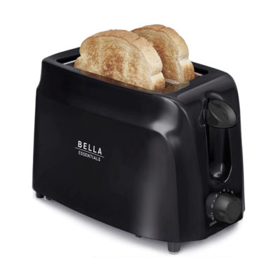 Bella Essentials 2 Slice Toaster 17421, Color: Black - JCPenney