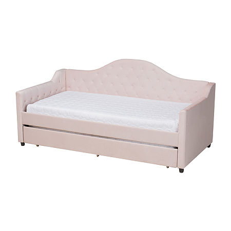 Click here for Perry Tufted Daybed with Trundle  One Size  Pink prices
