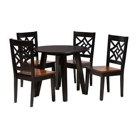 Click here for Rava Dining Room Collection 5-pc. Round Dining Set... prices