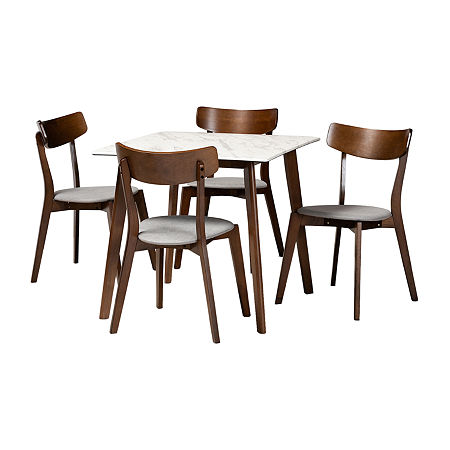 Reba Dining Room Collection 5-pc. Rectangular Dining Set  One Size  Gray