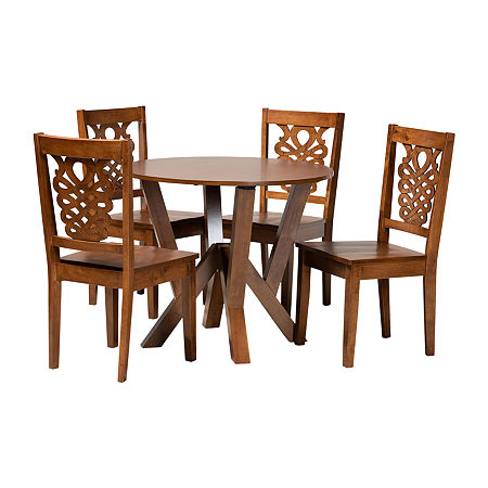 Click here for Valda Dining Room Collection 5-pc. Round Dining Se... prices