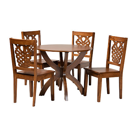 Click here for Wanda Dining Room Collection 5-pc. Round Dining Se... prices