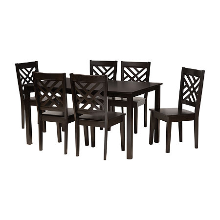 Click here for Ani Dining Room Collection 7-pc. Round Dining Set... prices