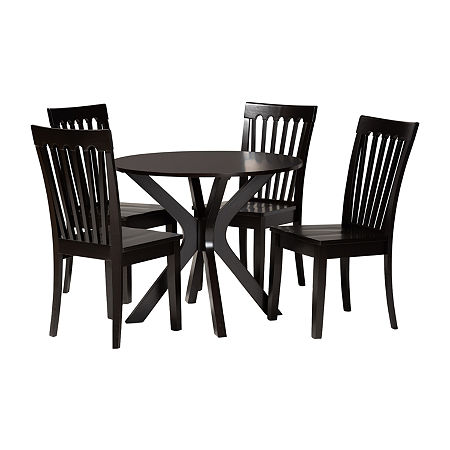 Click here for Zala Dining Room Collection 5-pc. Round Dining Set... prices