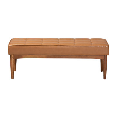 Sanford Living Room Collection Bench, Color: Brown - JCPenney
