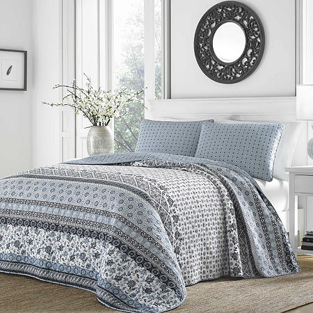Stone Cottage Bexley Quilt Set  One Size  Blue