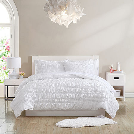 Click here for Poppy & Fritz Scrunch Quilt Set  One Size  White prices