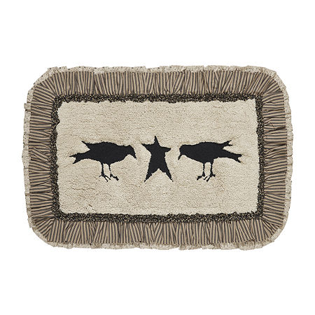 Click here for Vhc Brands Kettle Grove Bath Rug  One Size  White prices