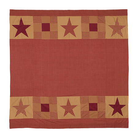 Click here for Vhc Brands Ninepatch Star Shower Curtain  One Size... prices