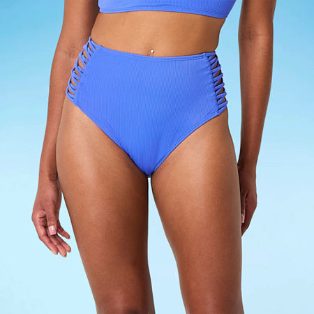 Click here for Decree Womens Textured Juniors High Waist Bikini S... prices