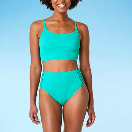 Click here for Decree Womens Neon Textured Juniors Bralette Bikin... prices
