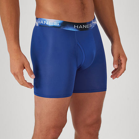Mens Hanes Ultimate(R) X-Temp(tm) 4pk. Sport Boxer Briefs