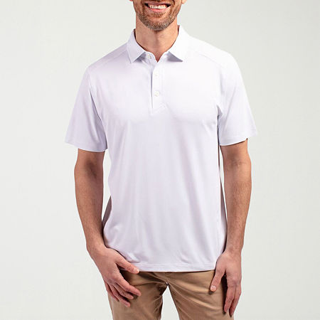 Cutter & Buck Forge Eco Stretch Recycled Mens Polo Shirt - White