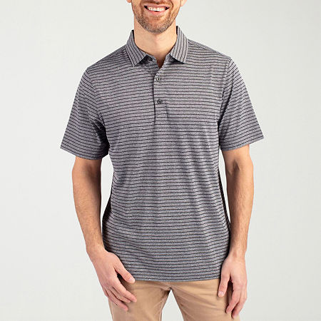 Click here for Cutter & Buck Mens Forge Eco Heather Stripe Stretc... prices