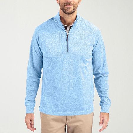 Click here for Cutter & Buck Mens Adapt Eco Knit Heather Quarter... prices