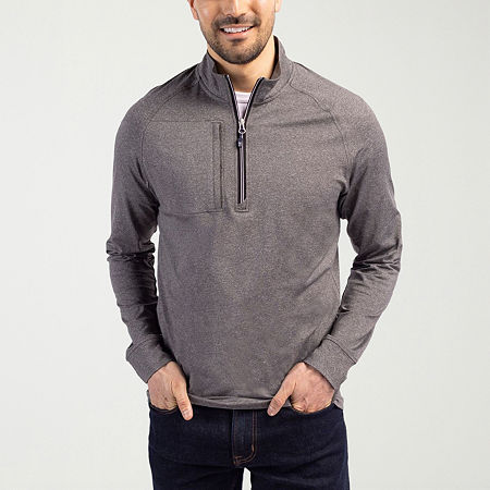 Click here for Cutter & Buck Mens Adapt Eco Knit Heather Quarter... prices
