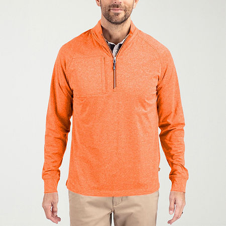 Click here for Cutter & Buck Mens Adapt Eco Knit Heather Quarter... prices