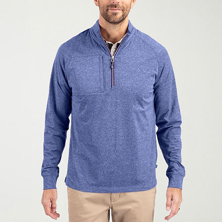 Click here for Cutter & Buck Mens Adapt Eco Knit Heather Quarter... prices