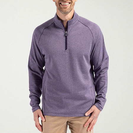 Click here for CUTTER & BUCK Mens Mock Neck Long Sleeve Quarter-Z... prices