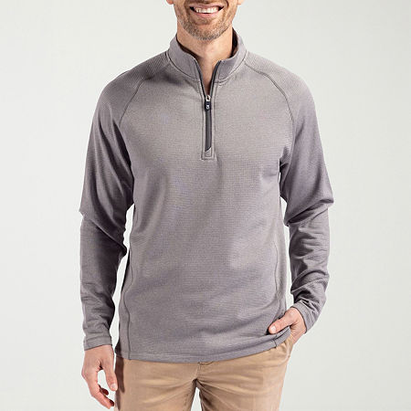 Click here for CUTTER & BUCK Mens Mock Neck Long Sleeve Quarter-Z... prices