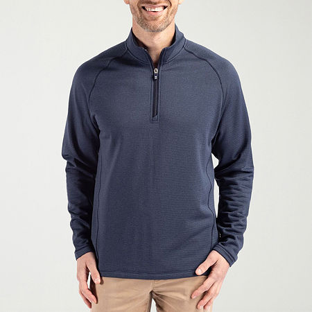 Click here for CUTTER & BUCK Mens Mock Neck Long Sleeve Quarter-Z... prices