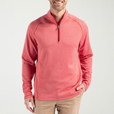 Click here for CUTTER & BUCK Mens Mock Neck Long Sleeve Quarter-Z... prices