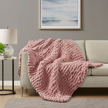 Click here for Madison Park Chunky-Knit Chenille Throw  50 x 60 -... prices