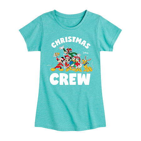 Click here for Disney Collection Girls Round Neck Short Sleeve Mi... prices