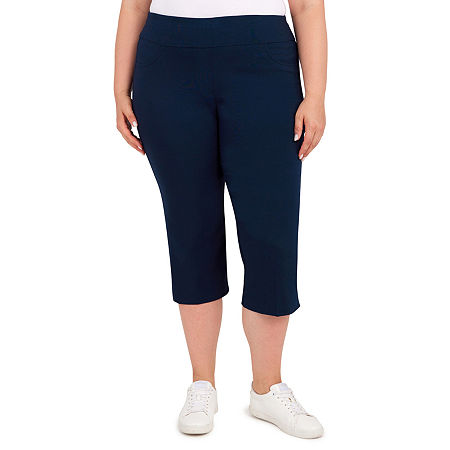 Click here for Hearts Of Palm Womens Plus Straight Mid Rise Capri... prices