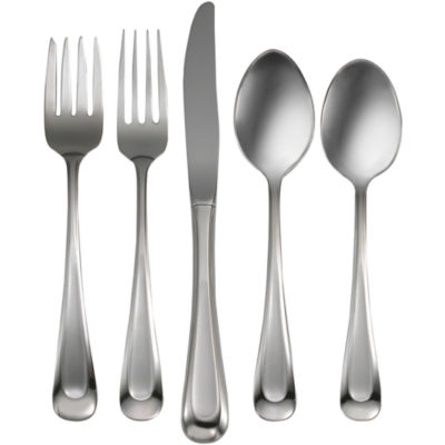 Oneida® Satin Sand Dune 45-pc. Flatware Set, Color: Stainless