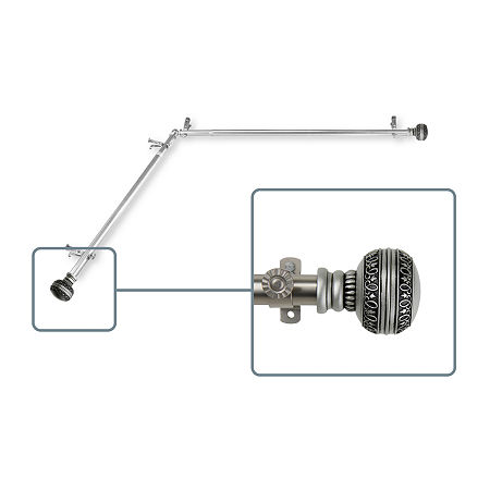 Click here for Rod Desyne Ornament Corner Window 3/4 IN Adjustabl... prices