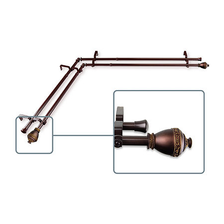 Click here for Rod Desyne Amelie Corner Window Double Curtain Rod... prices