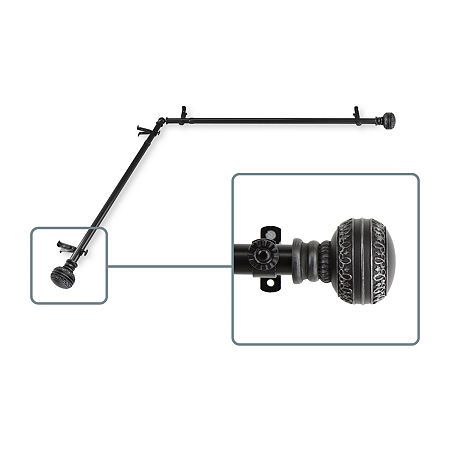 Click here for Rod Desyne Ornament Corner Window 3/4 IN Adjustabl... prices