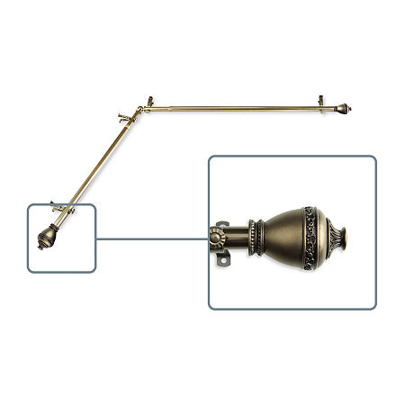 Click here for Rod Desyne Amelie Corner Window 3/4 IN Adjustable... prices