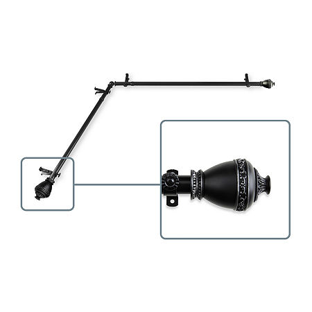 Click here for Rod Desyne Amelie Corner Window 3/4 IN Adjustable... prices