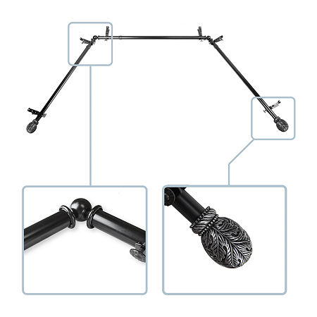 Click here for Rod Desyne Forest Bay Window Rod  One Size  Black prices