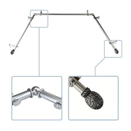 Click here for Rod Desyne Forest Bay Window Rod  One Size  Silver prices