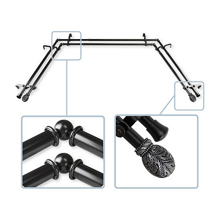Click here for Rod Desyne Forest Bay Window Rod  One Size  Black prices
