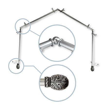 Click here for Rod Desyne Forest 4-Sided Bay Window Rod  One Size... prices